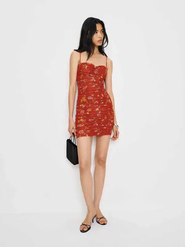 Adeline Knit Dress - Red