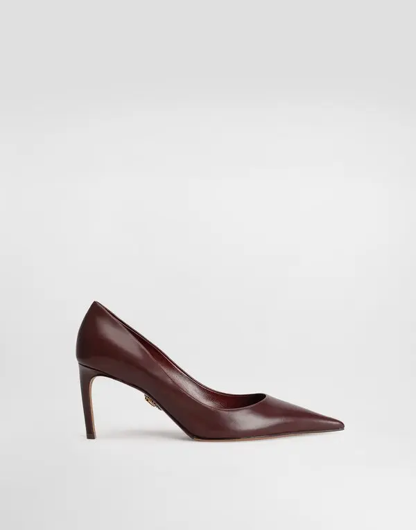 Dolce & Gabbana Devotion Calfskin Pumps - Bordeaux