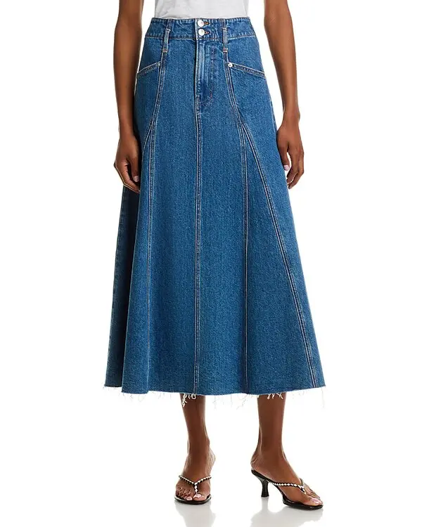 Veronica Beard Alix Denim Skirt