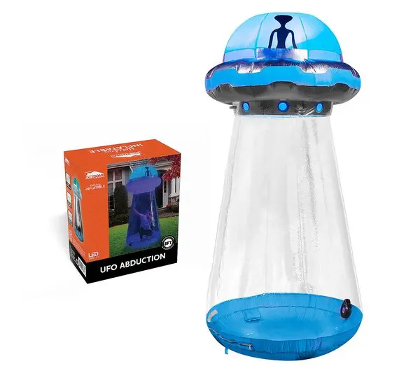 JOYFY 9ft Halloween Inflatable Ufo Outdoor Deco Rations