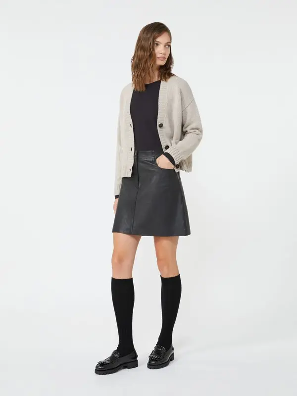 Max Mara Stretch-viscose Jersey Basic T-shirt - Black