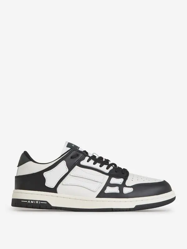 Amiri Skel Low Sneakers - Black & White