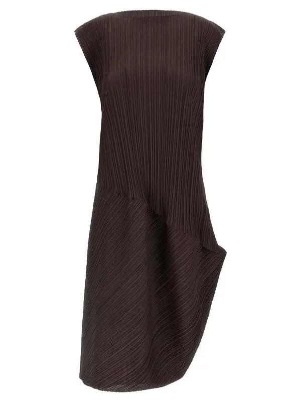 Issey Miyake Pleated Midi Dress