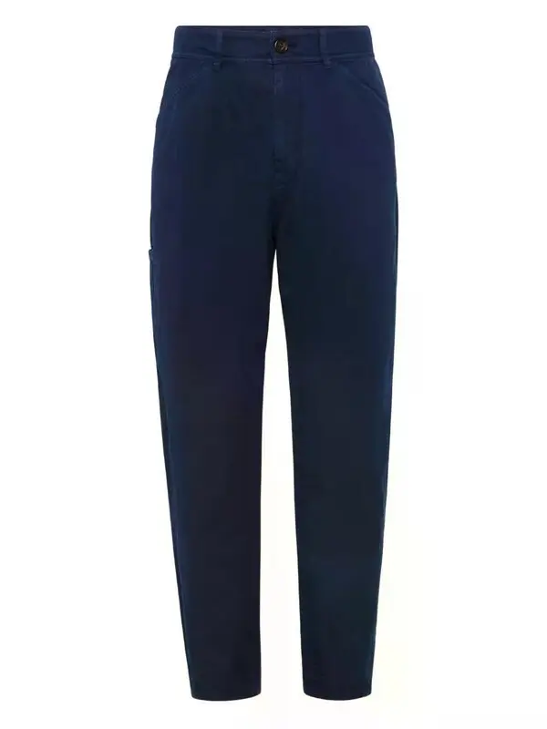 Brunello Cucinelli Gabardine Trousers - Blue