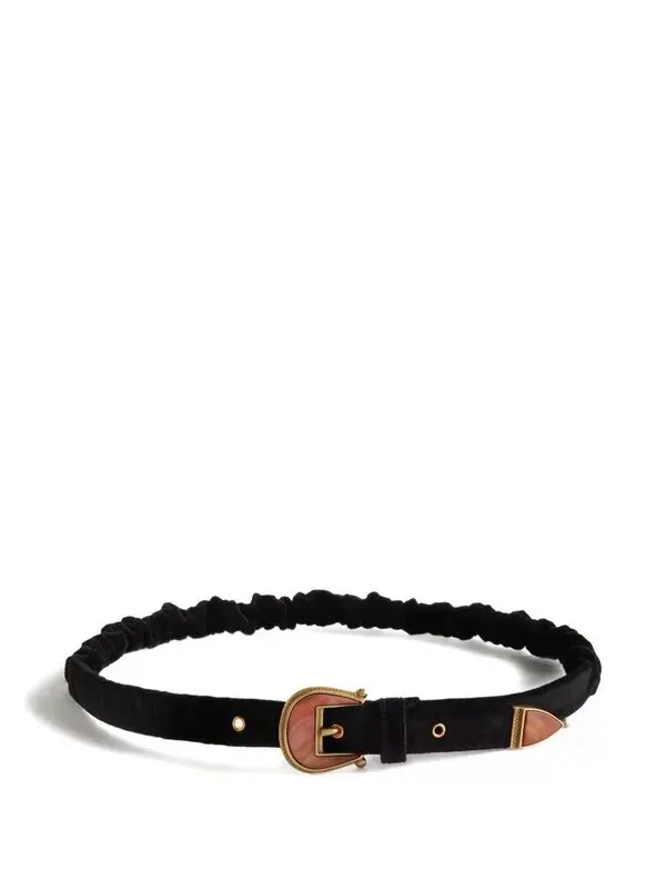 La DoubleJ Elasticated Cotton-blend Belt