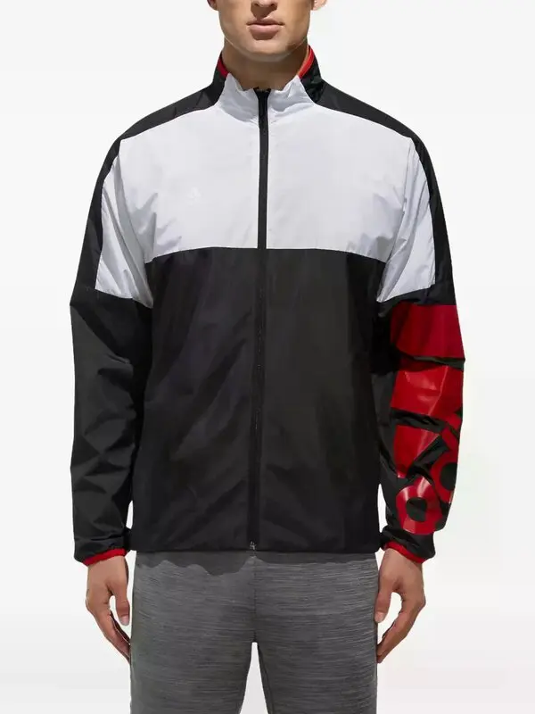Adidas Colour-blocked Zip-up Jacket