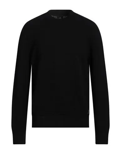 Armani Exchange Cotton Knit Sweater - Black