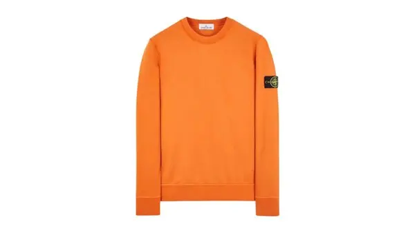 Stone Island Felpa Crewneck Sweatshirt - Orange
