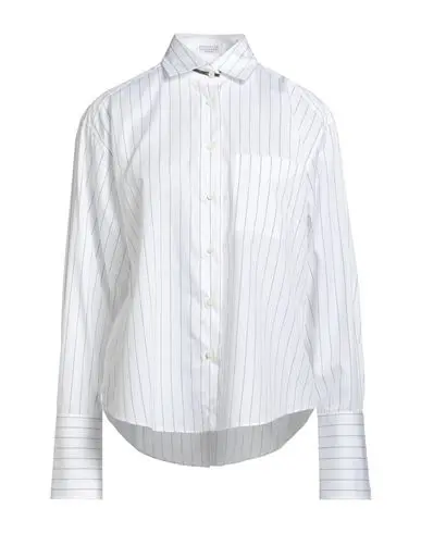 Brunello Cucinelli Striped Cotton-silk Shirt