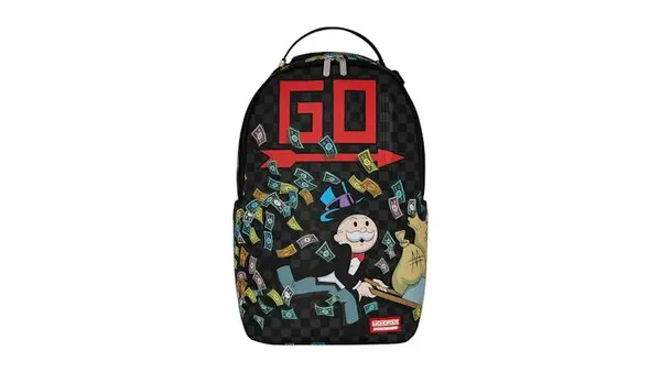 SPRAYGROUND Monopoly Wheel Barrel Backpack - Multicolor