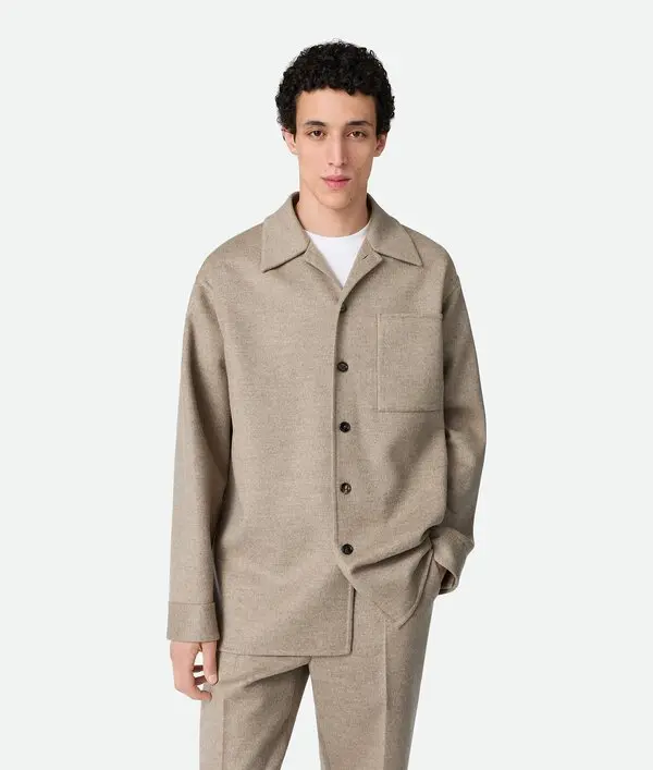 Bottega Veneta Wool And Cashmere Overshirt