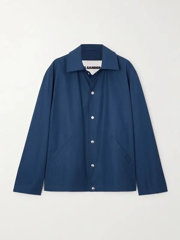 JIL SANDER Printed Cotton-taffeta Jacket