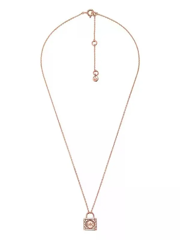 Michael Kors Padlock Crystal Necklace