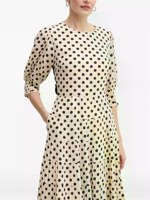 PEDRO DEL HIERRO Polka-dot Midi Dress