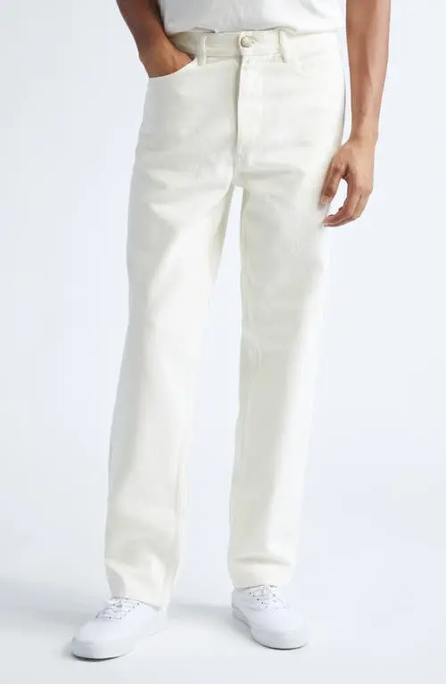 PALMES Coarse Denim Trousers - Broken White