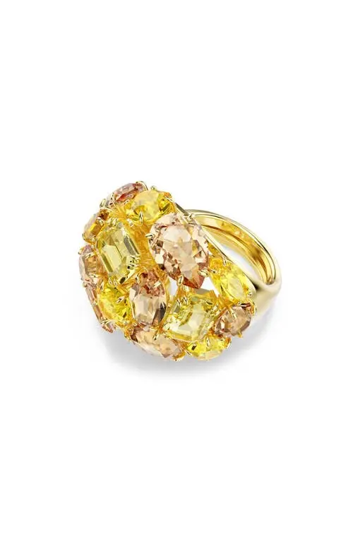 SWAROVSKI Gema Cocktail Ring - Gold/yellow