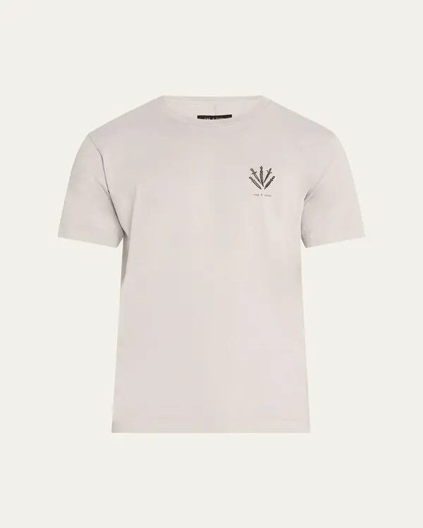 Rag & Bone Dagger Short-sleeve T-shirt - Washedligh