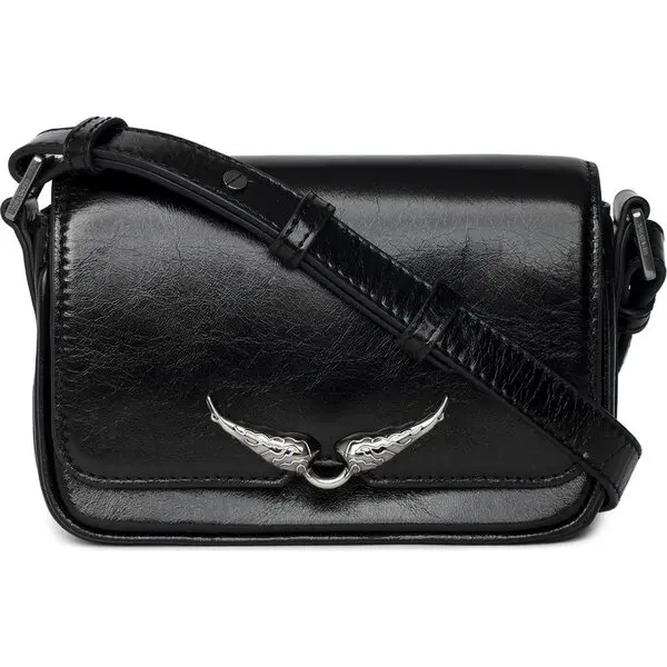 Zadig&Voltaire Leather Crossbody Bag - Black