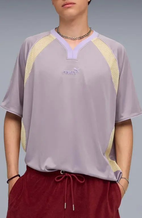 PUMA X Fenty Mesh Inset Raglan Sleeve T-shirt