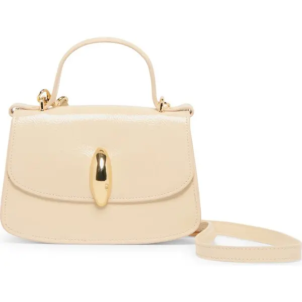 Dolce Vita Lucia Faux Leather Top Handle Bag - Cream