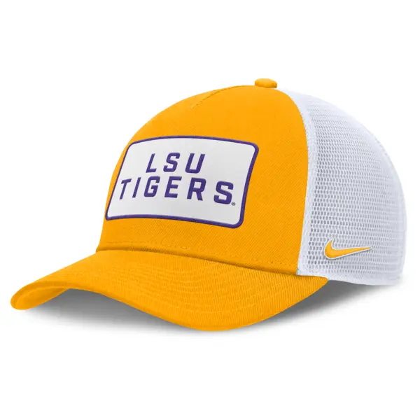 Nike Lsu On-field Rise College Trucker Adjustable Hat
