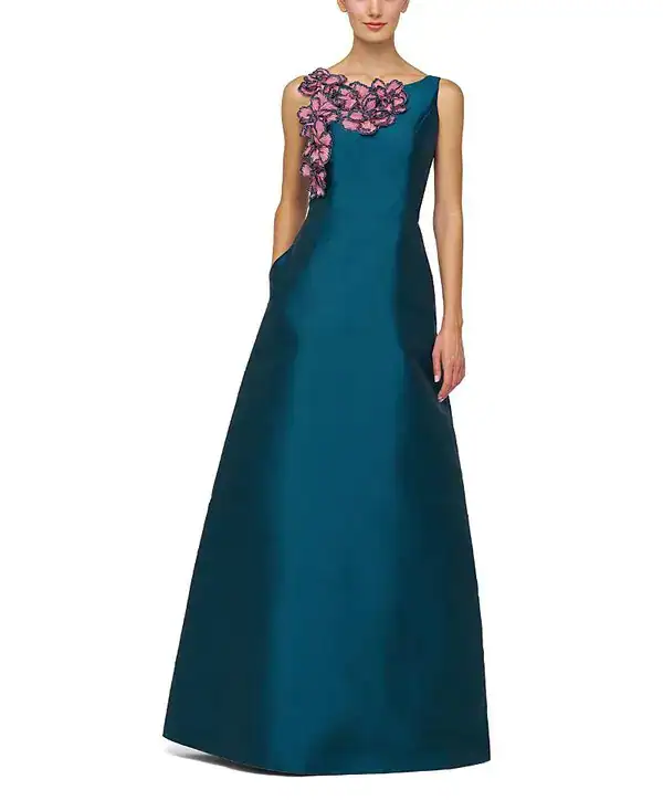 Kay Unger Giselle Gown In Blue - 25% Off | Editorialist