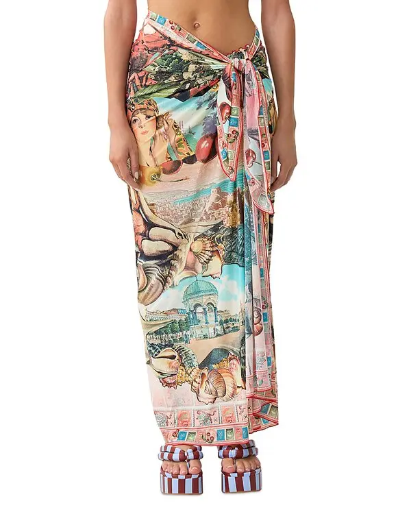 Camilla Long Sarong Swim Cover-up - Notes From The Road