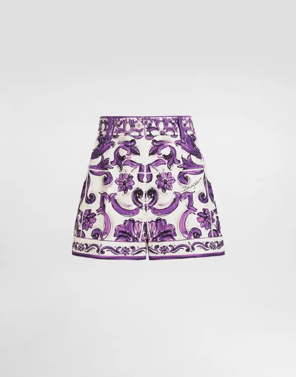 Dolce & Gabbana Majolica-print Shorts - Multicolor