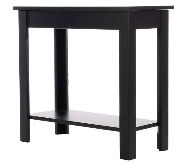LAVISH HOME Narrow Side Table Charging Station