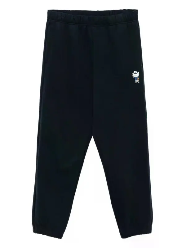 CHOCOOLATE Bear-embroidered Trousers - Blue