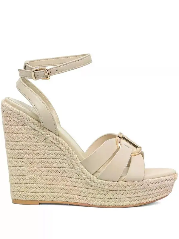 TWINSET 110mm Ankle-strap Wedge Pumps