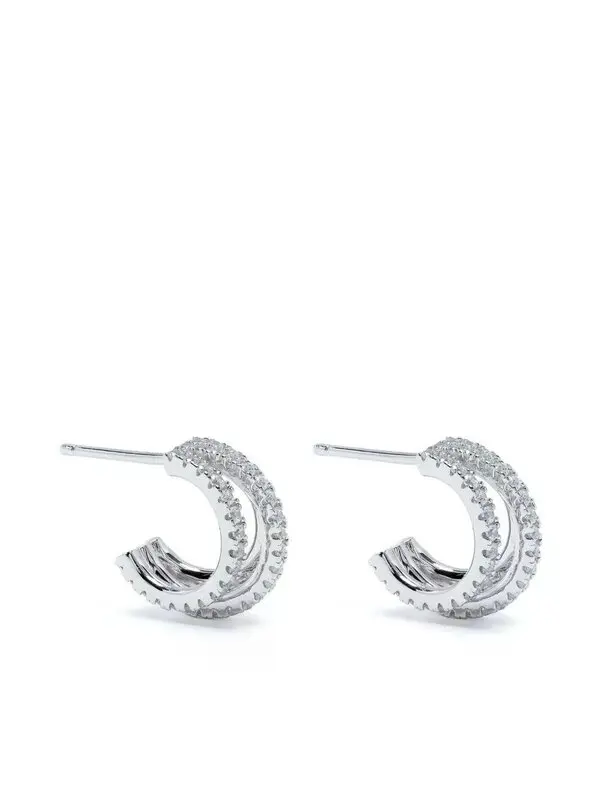 APM MONACO Triple Hoop Earrings