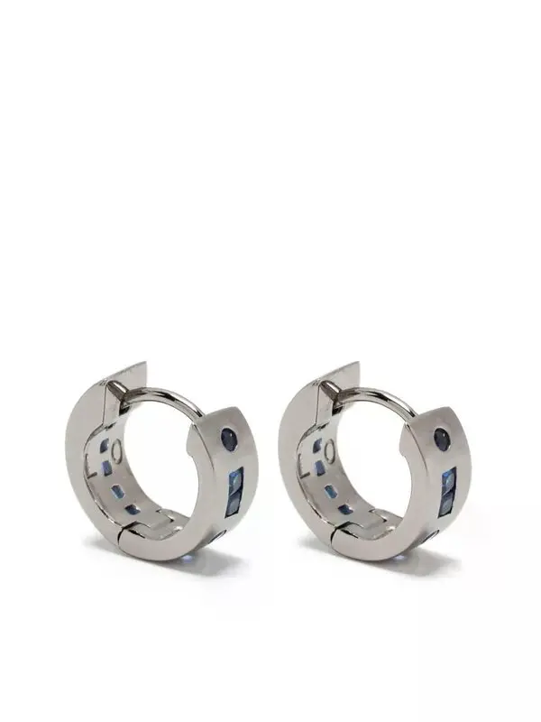APM MONACO Love Morse Code Huggie Earrings