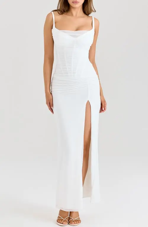 House Of Cb Lini Sleeveless Mesh Dress