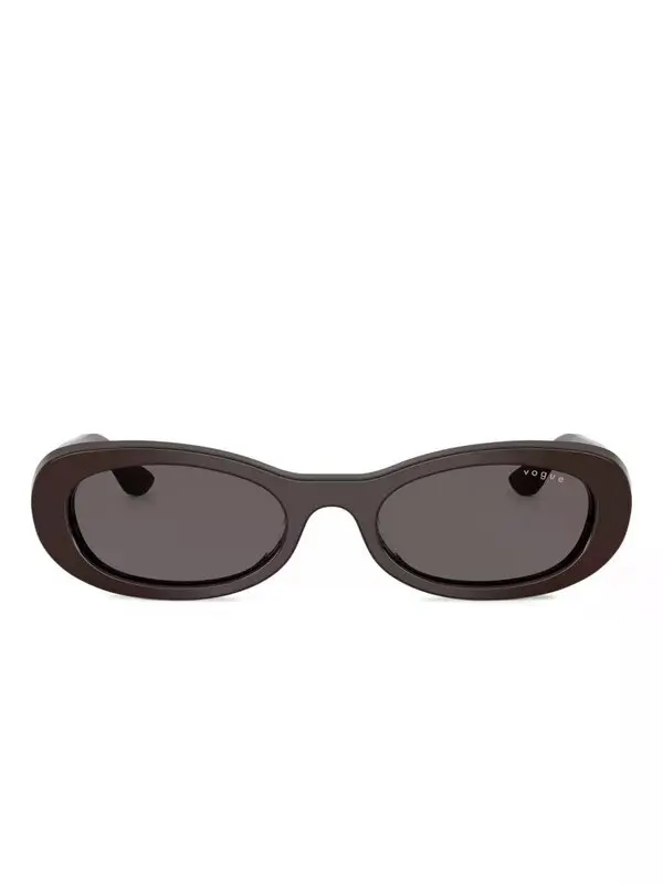 VOGUE EYEWEAR Oval-frame Sunglasses - Brown