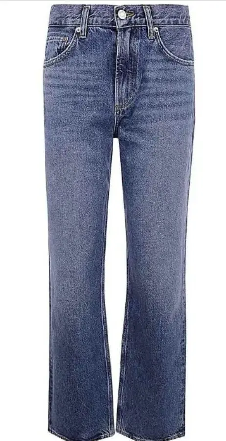 AGOLDE Cropped Straight Leg Jeans