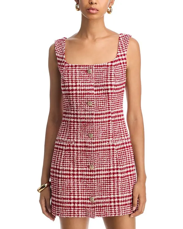 French Connection Button Front Mini Dress