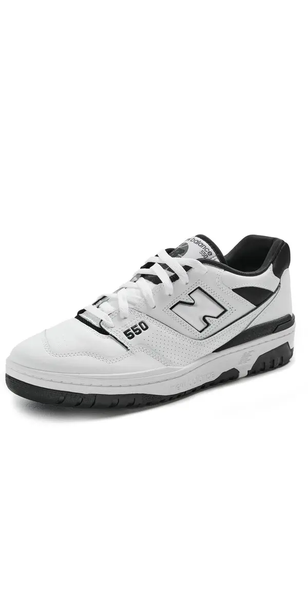 NEW BALANCE 550 Sneakers - White/black