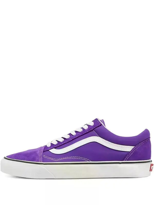 VANS Old Skool White Sneakers - Purple