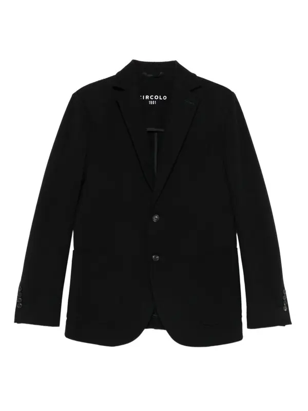CIRCOLO 1901 Two-button Blazer - Black