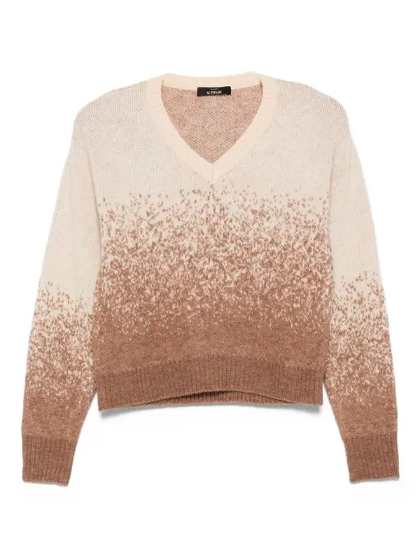 Twin-set Ombre V-neck Sweater