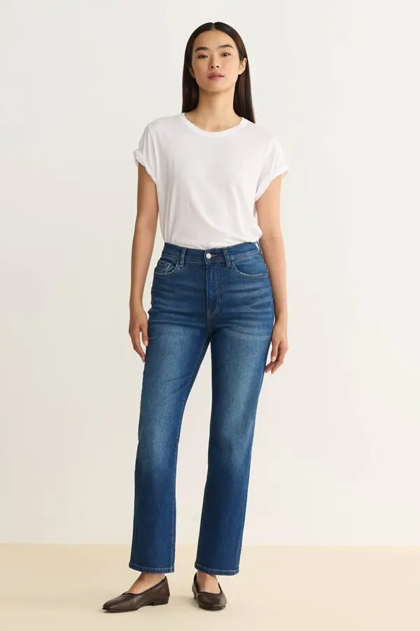 Warp + Weft Ase Straight Rolling River Jeans