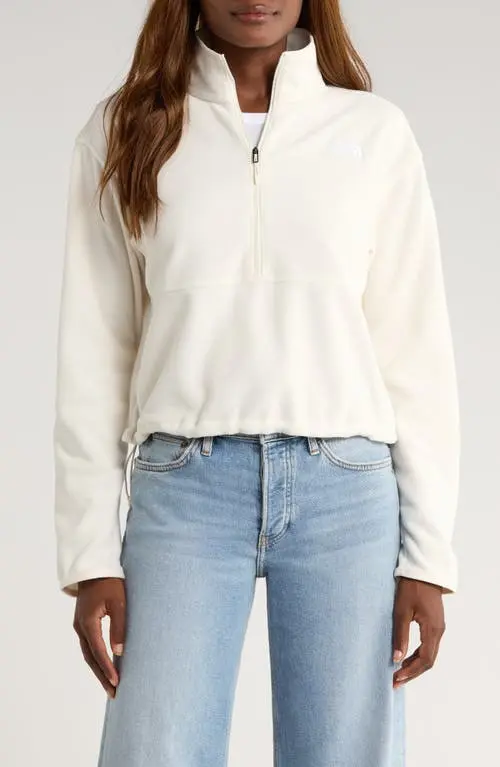 The North Face Glacier Polar Fleece Pullover - White Dune