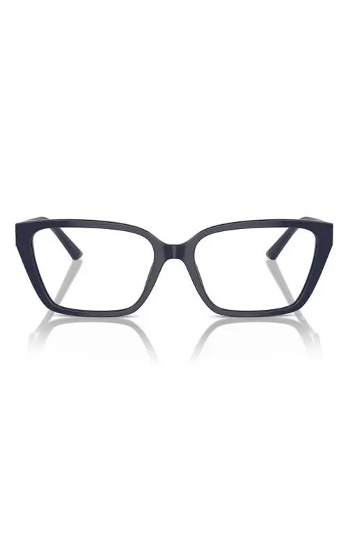 JIMMY CHOO 55mm Cat Eye Optical Glasses - Blue/demo Lens