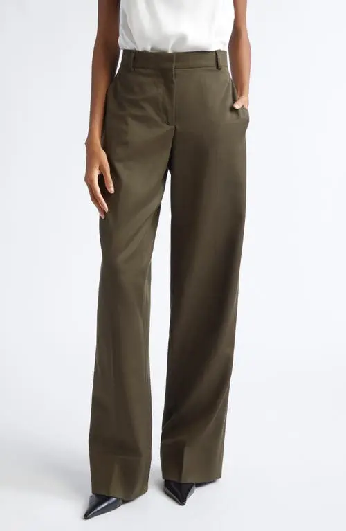 Stella McCartney Wide-leg Wool Trousers