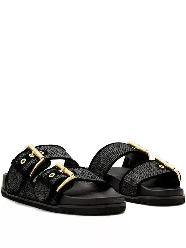 All Saints Sian Buckle Sandals - Black