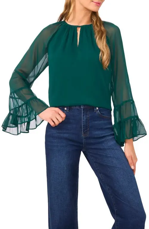 CECE DUPRAZ Tiered Sleeve Top
