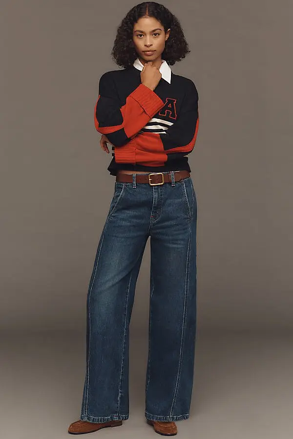 PILCRO The Lex High-rise Relaxed Tapered Jeans