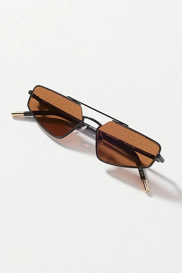 Jenny Bird Slim Rectangle Sunglasses