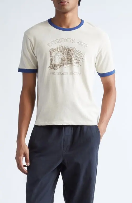 PALMES Remember Ringer Graphic T-shirt